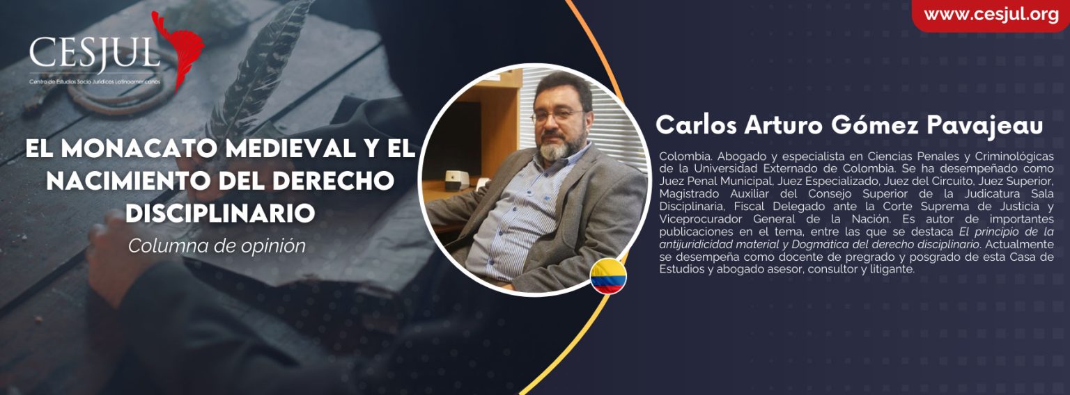 El monacato medieval y el nacimiento del derecho disciplinario
